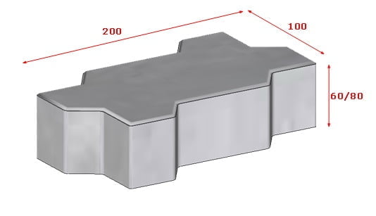 Z or S Interlocking Pavers - Mobicast Bricks | Blocks | Pavers | Kerbs