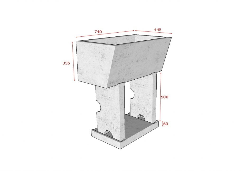 Wash Trough - Mobicast Bricks | Blocks | Pavers | Kerbs